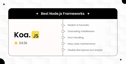 10 Best Node.js Framework Choices for App Development in 2024